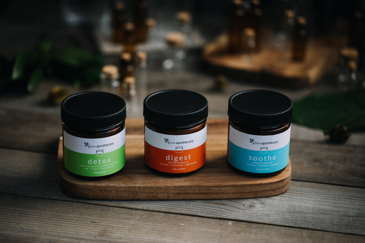 Glow Apothecary ~ Soothe Botanical Blend – Glow Juicery | Glow Cold ...
